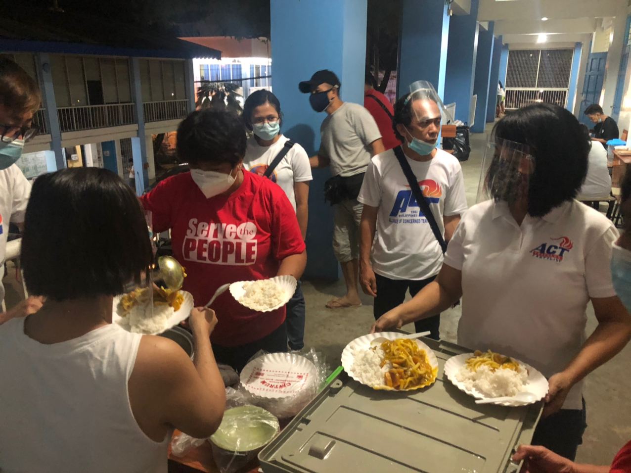 Makabayan bloc gathers donations; provides hot meals for typhoon ...