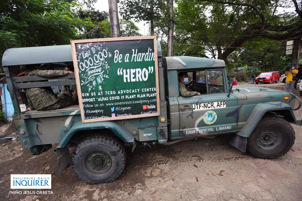 AFP says ‘we’re not enemy’ in soldiers’ visit to gardening sites on UP ...