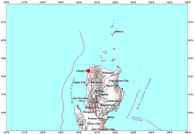 3.8-magnitude quake nudges Ilocos Norte town, nearby province ...
