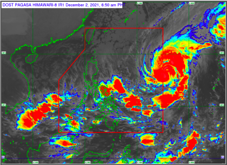 Rainy Thursday in Bicol, VisMin due to approaching typhoon -- Pagasa ...