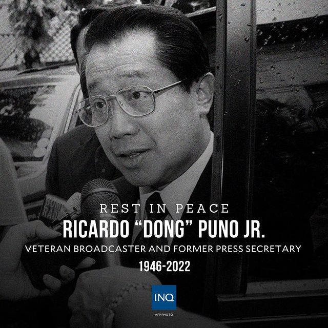 Veteran broadcaster Ricardo 'Dong' Puno, 76 | Inquirer News
