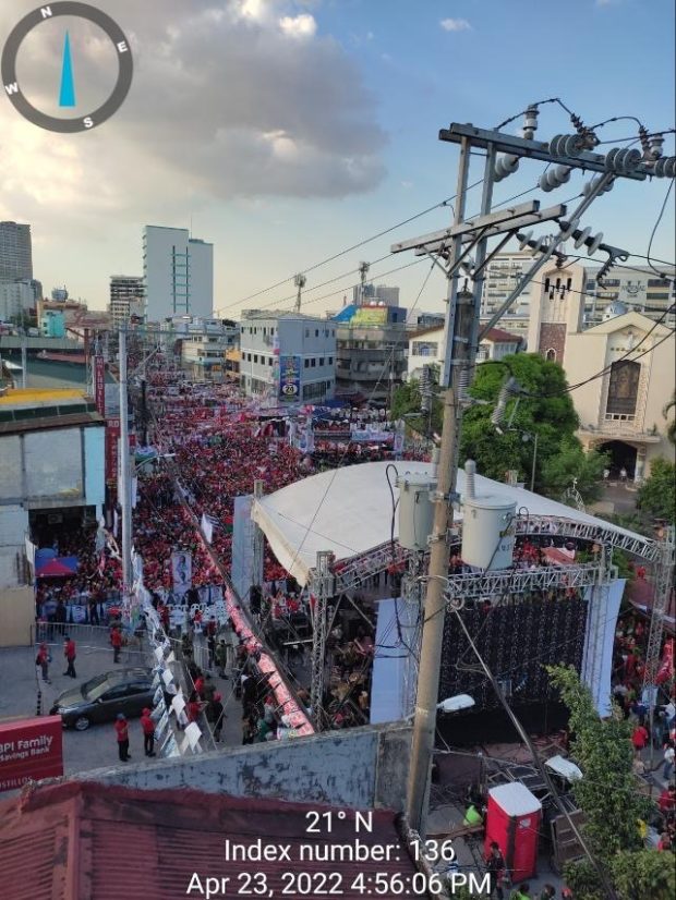 Bongbong Marcos-Sara Duterte rally in Manila draws 14,000 people so far ...