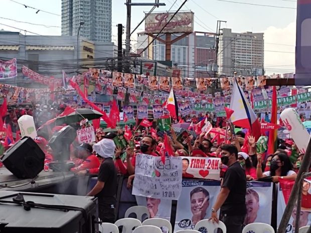 Bongbong Marcos-Sara Duterte rally in Manila draws 14,000 people so far ...