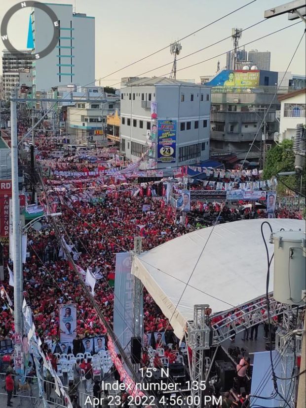 Bongbong Marcos-Sara Duterte rally in Manila draws 14,000 people so far ...