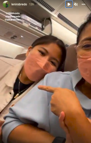 Robredo, daughters depart for New York to attend Jillian’s graduation ...