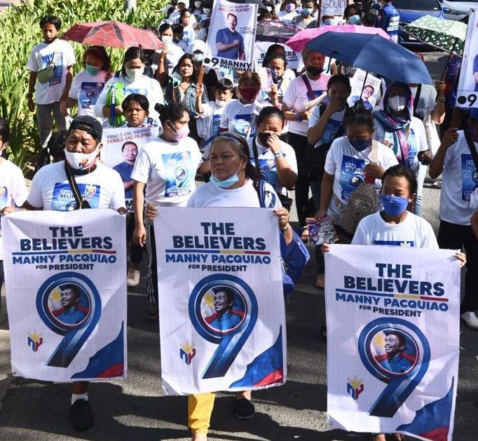 Pacquiao supporters hold prayer march, say only 'People's Champ' has ...