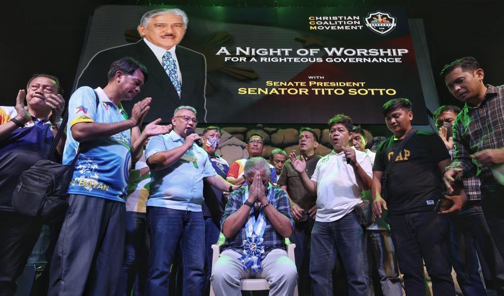 Coalition of evangelical churches supports 'righteous man of God' Sotto ...