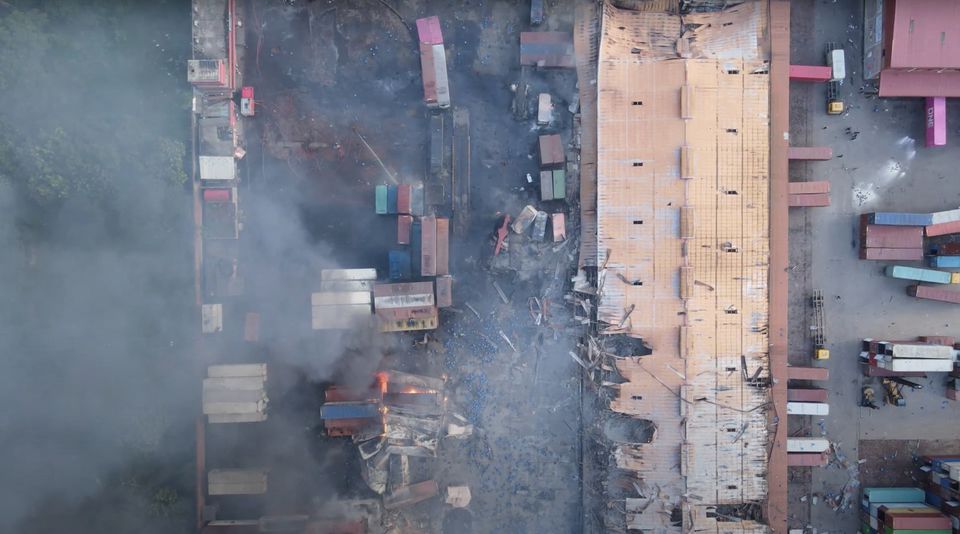 Deadly Bangladesh container depot fire brought under control | Inquirer ...