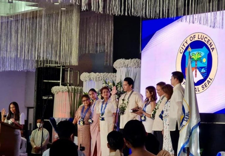 Son, father take oath as Lucena mayor, vice mayor | Inquirer News