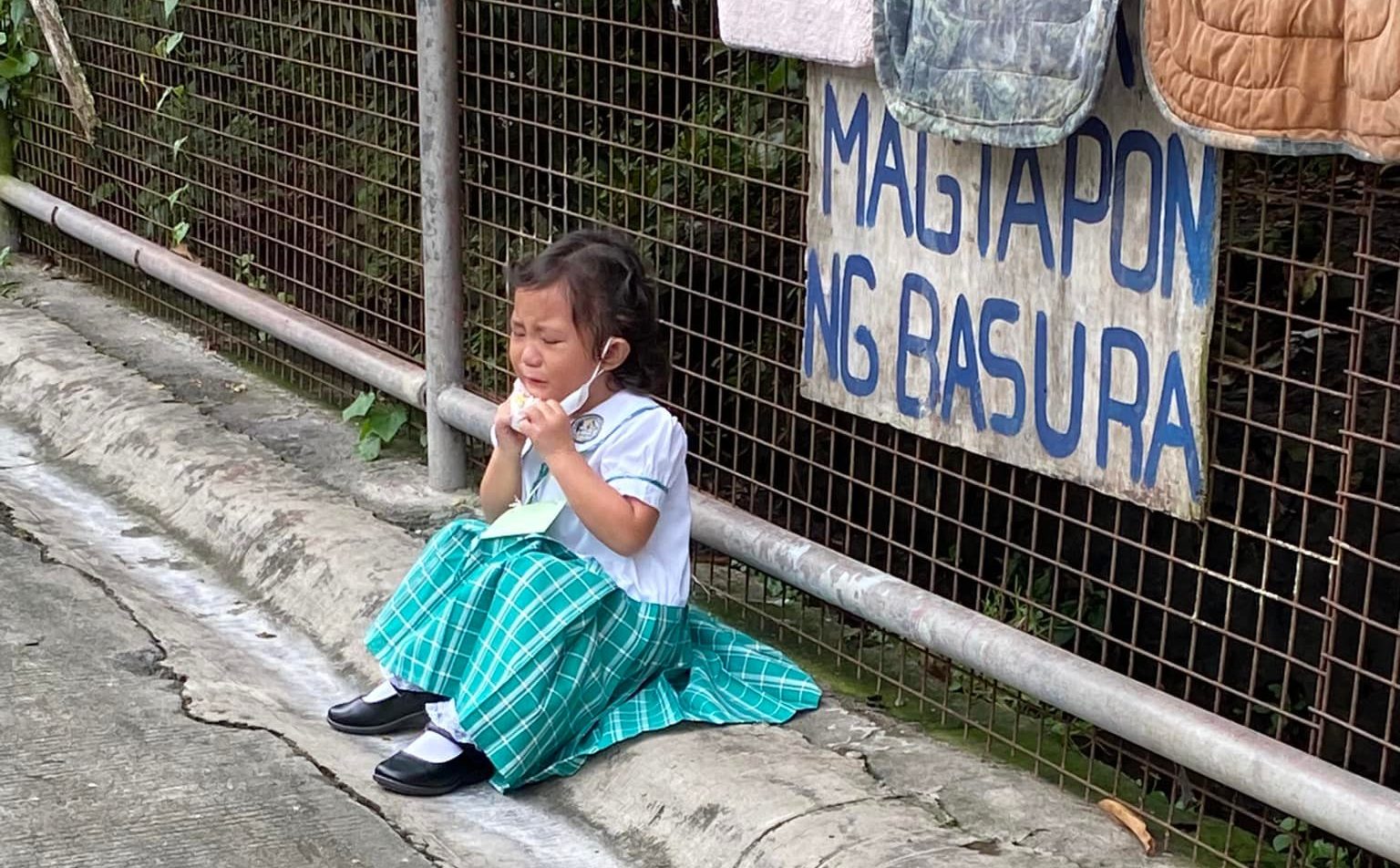 Nursery student cries when told to go home after classes end | Inquirer ...