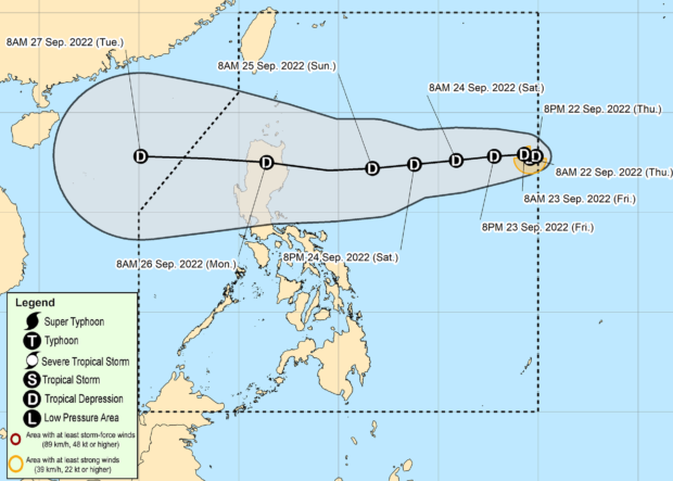 Pagasa: LPA east of Luzon now a tropical depression | Inquirer News