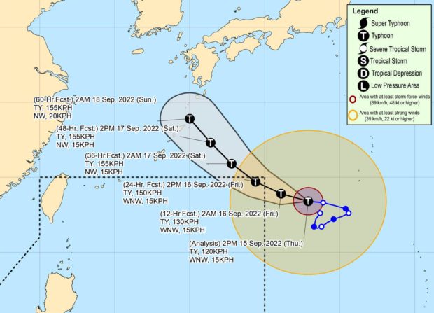 Namnadol now a typhoon, to enter PAR by Thursday night | Inquirer News