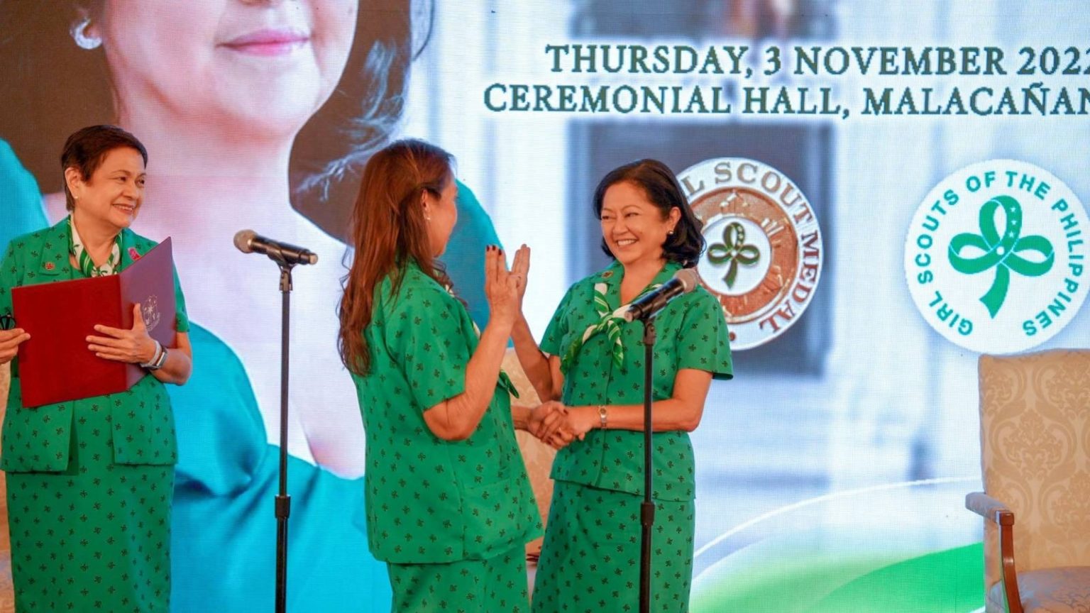 First Lady Liza Marcos installed as chief of Girl Scout of the ...