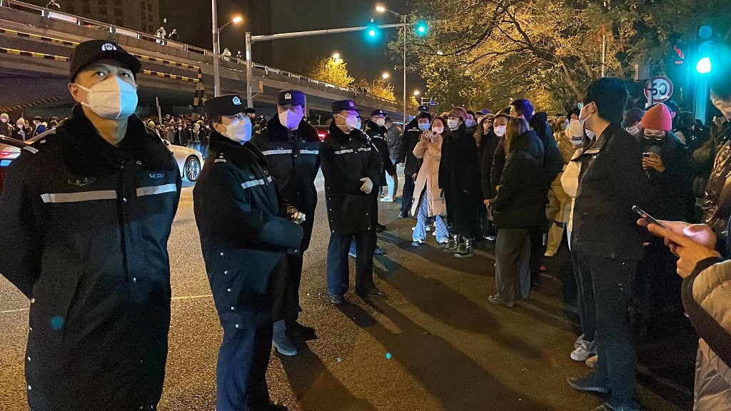 Police detain three people at Shanghai protest site | Inquirer News