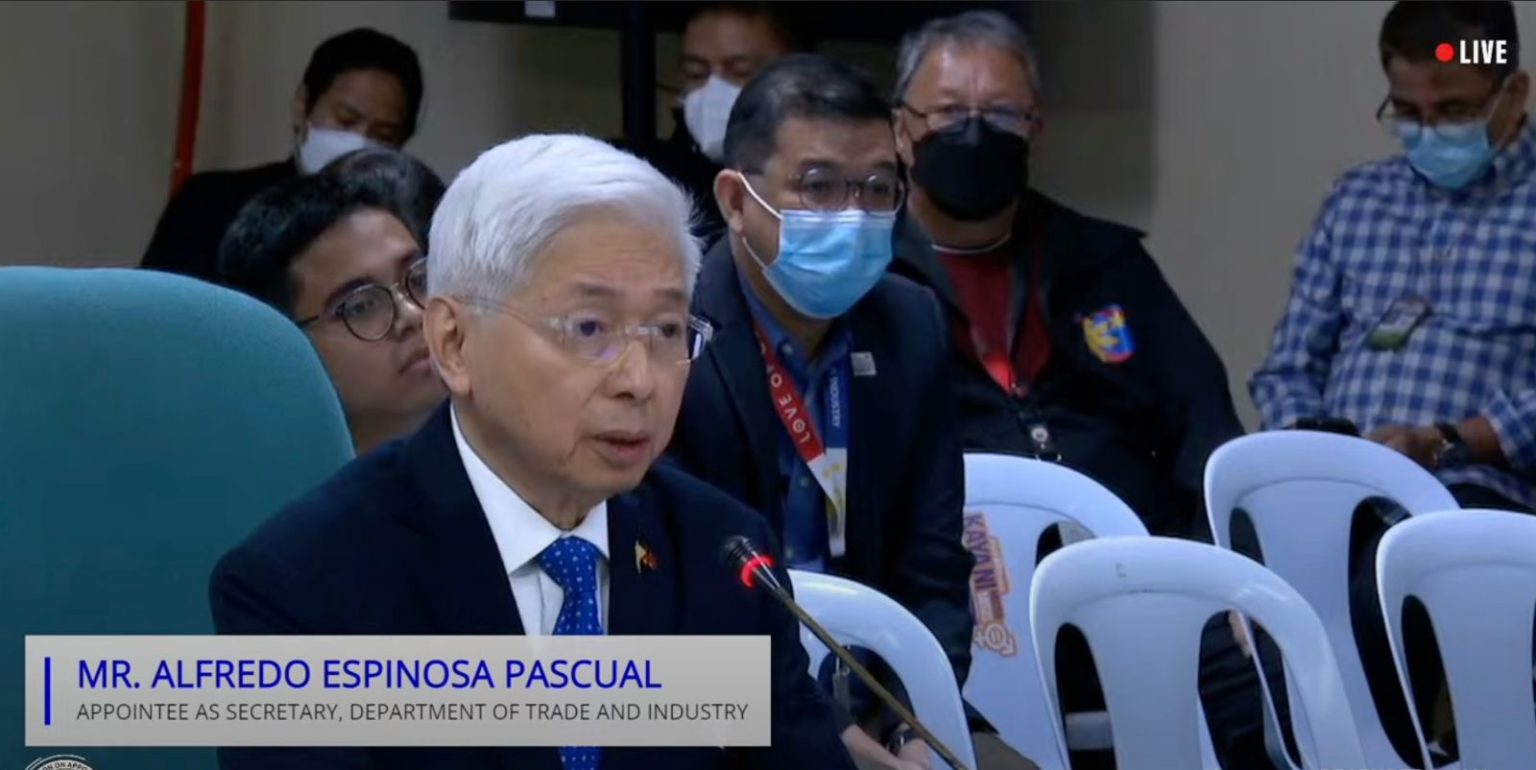 'Is he God at Peza?' Leadership row raised vs DTI chief at confirmation ...