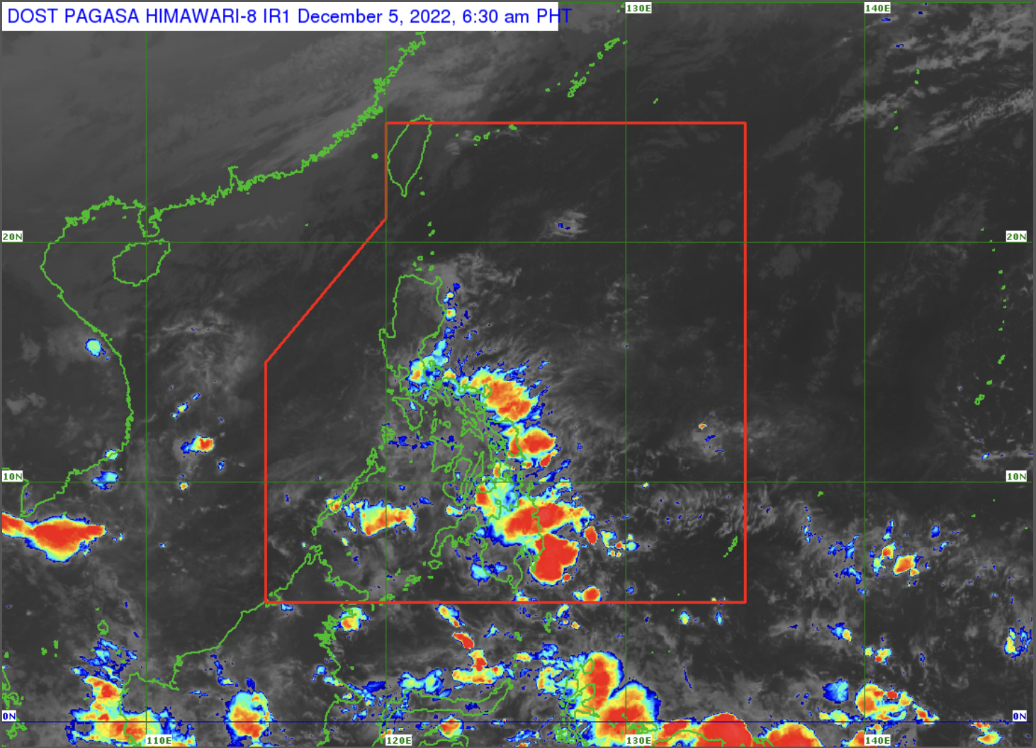 Bicol, 4 other areas across PH to experience rain due to easterlies ...