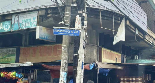 Exploring QC? Check out Fernando Poe Avenue Jr.'s street sign honoring ...