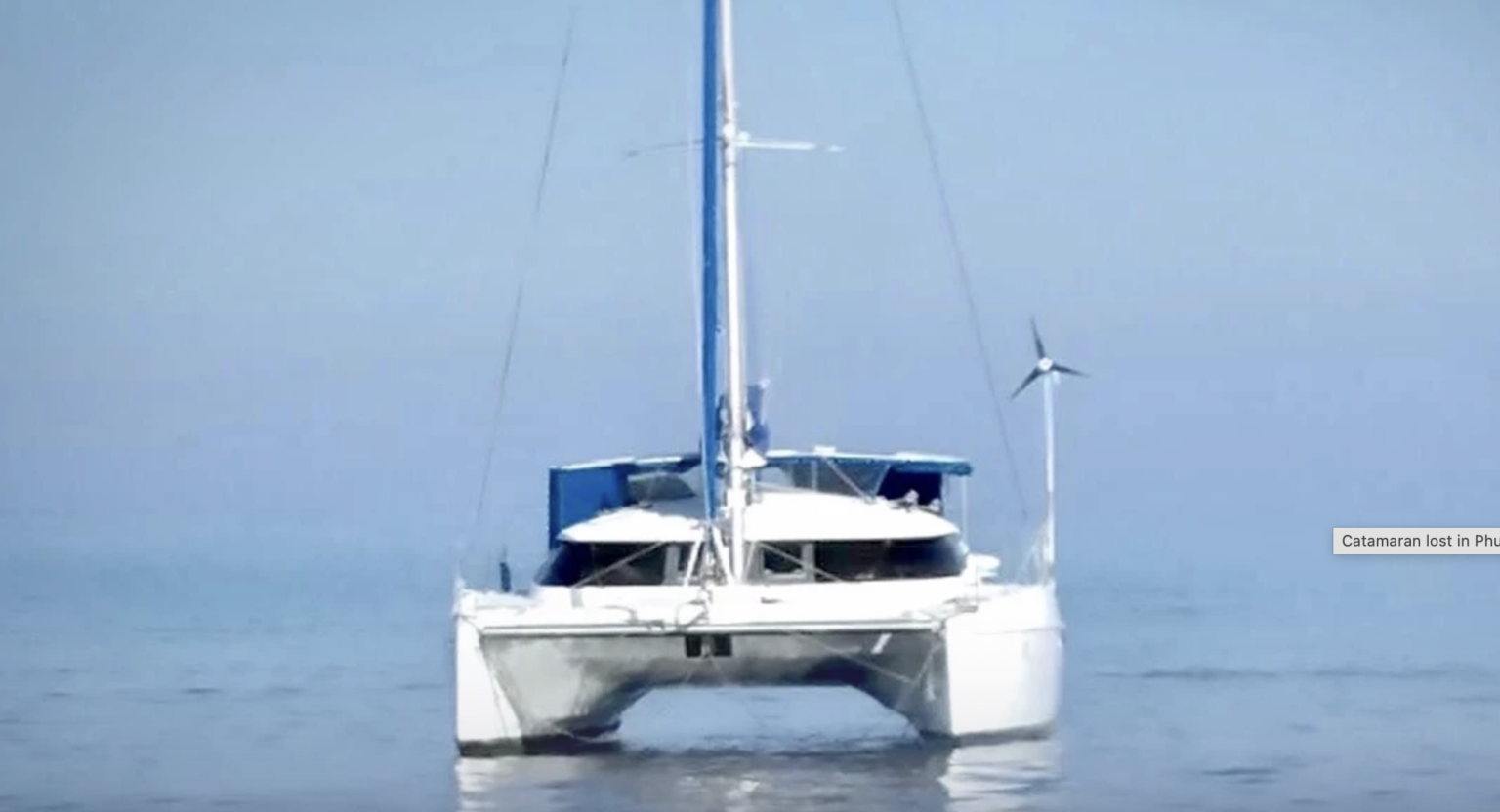 Catamaran lost in Phuket found adrift near Indonesia | Inquirer News