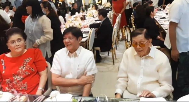 Enrile's 99th birthday: Marcos family celebrates a moment in his long ...
