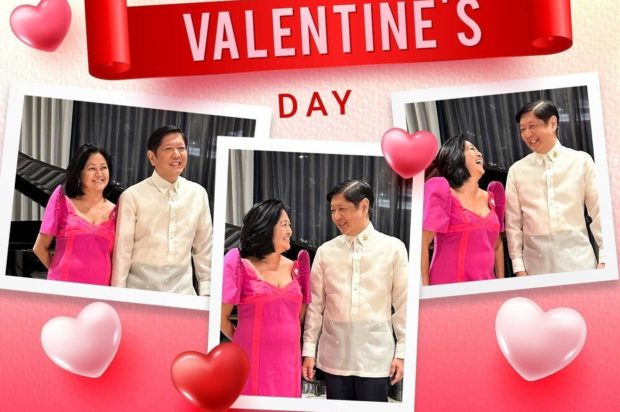 BBM sends Valentine's Day greeting to First Lady Liza | Inquirer News