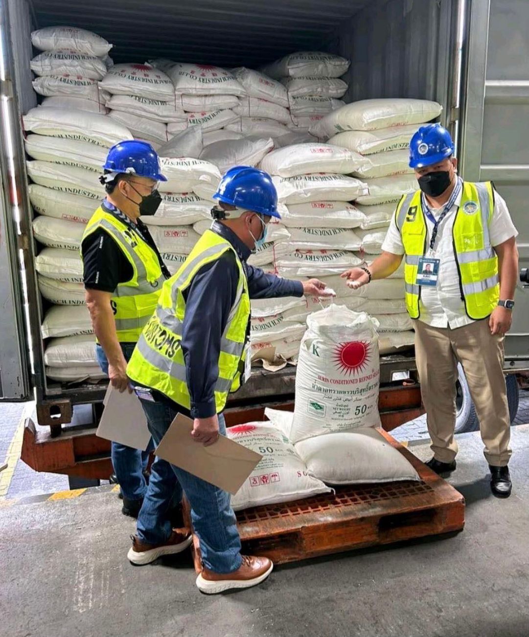 New BOC chief inspects containers with P90M worth of illegal sugar and ...