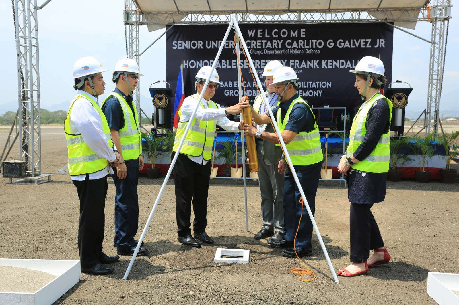 Edca runway rehabilitation kicks off in Pampanga | Inquirer News