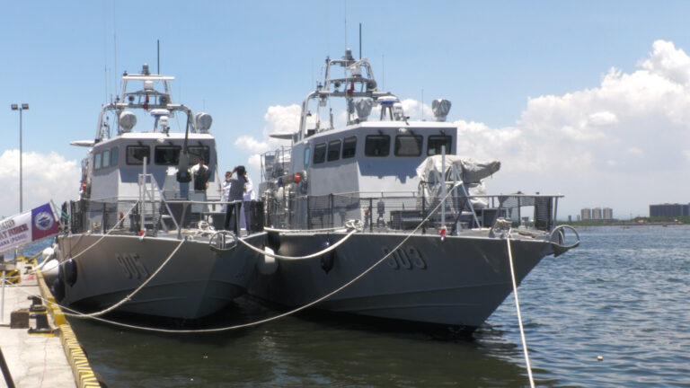 Philippine Navy unveils two more Israeli-made gunboats | Inquirer News