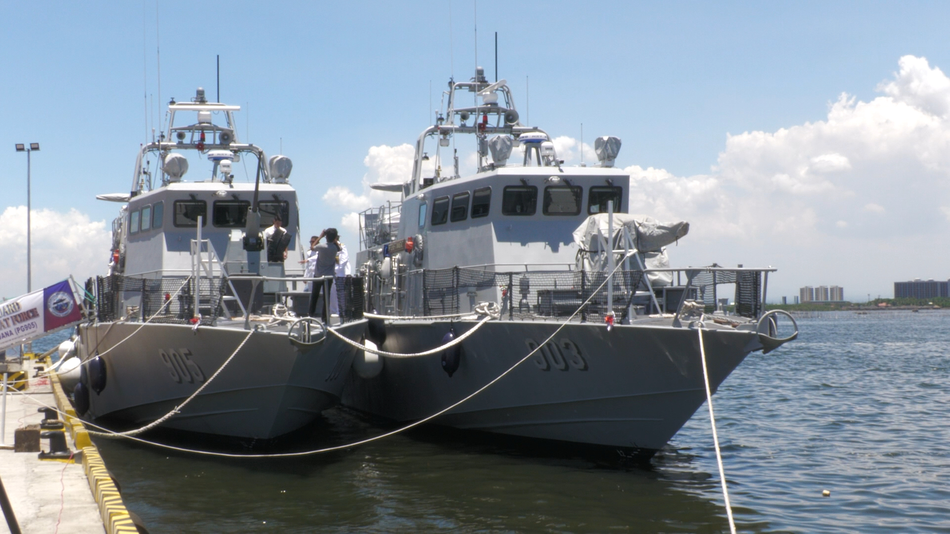 Philippine Navy unveils two more Israeli-made gunboats | Inquirer News