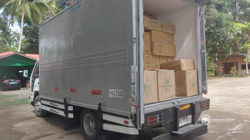 BOC intercepts P4.4 million worth of smuggled cigarettes, van ...