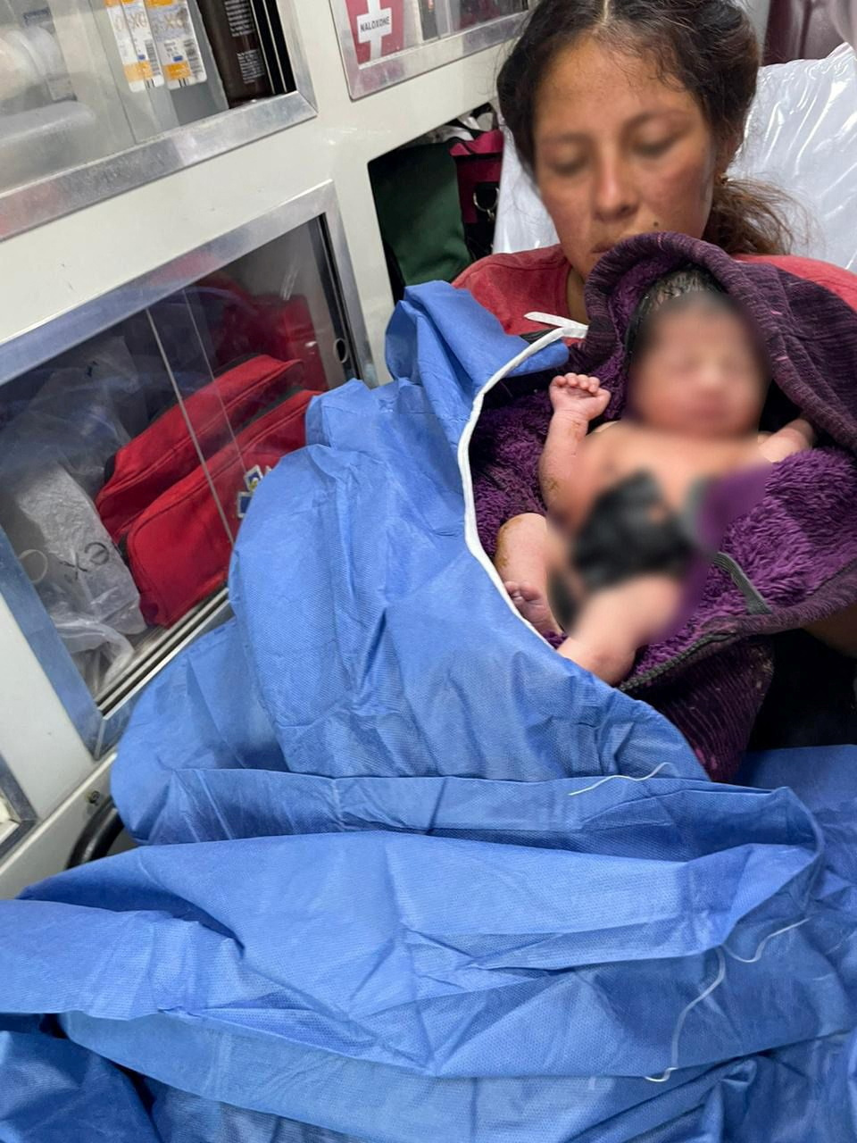 Bus of migrants help mother give birth in Mexico before being detained ...