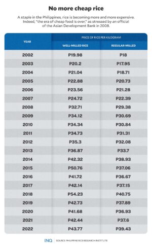 A year into Bongbong Marcos’ rule: P20/kg rice becomes a conundrum ...