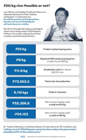 A year into Bongbong Marcos’ rule: P20/kg rice becomes a conundrum | Inquirer News