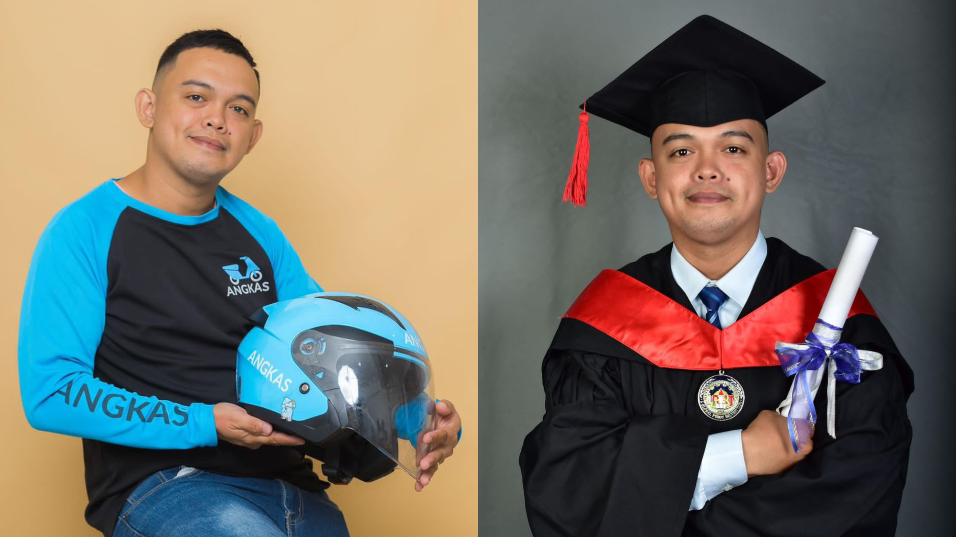 Angkas CEO commends rider turning college dream into reality | Inquirer ...