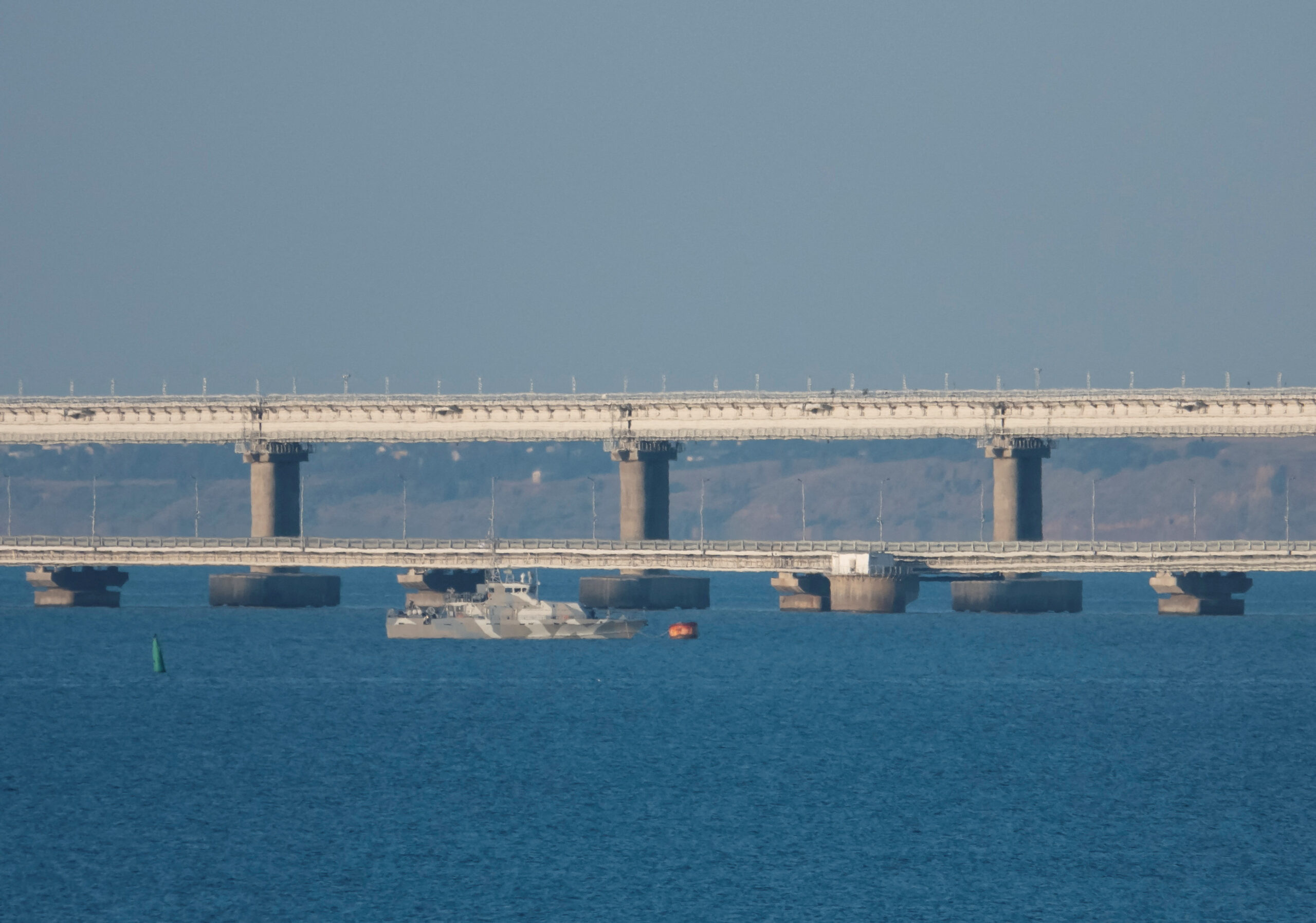 Crimea Bridge, key Russian supply line, damaged, two dead, reports of ...