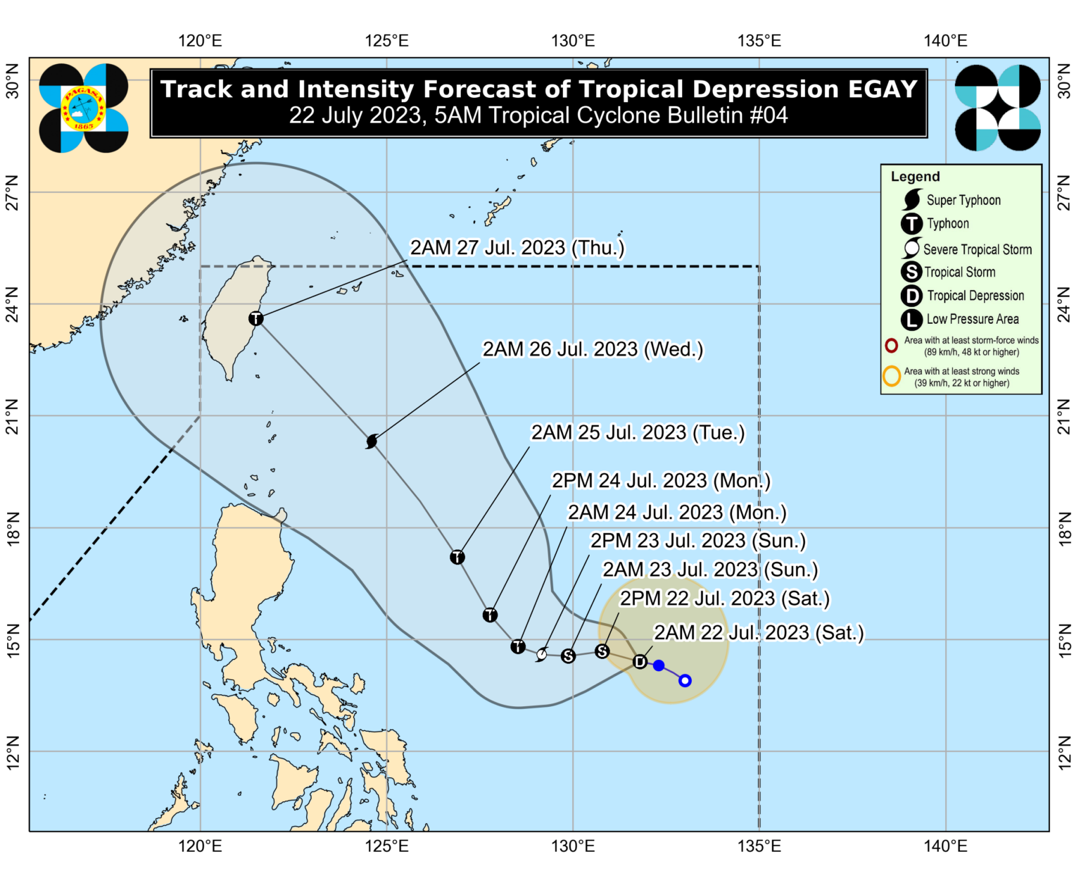 Pagasa may soon raise wind signals due to Tropical Depression Egay | Inquirer News