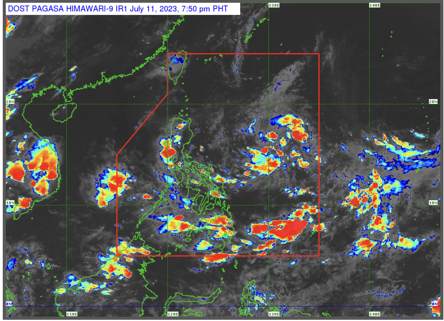 Cloud cluster develops into LPA, to bring cloudy skies, rains over parts of PH | Inquirer News
