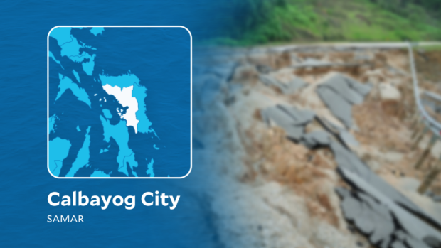 Collapsed road affects 5,000 residents in Calbayog City in Samar | Inquirer News