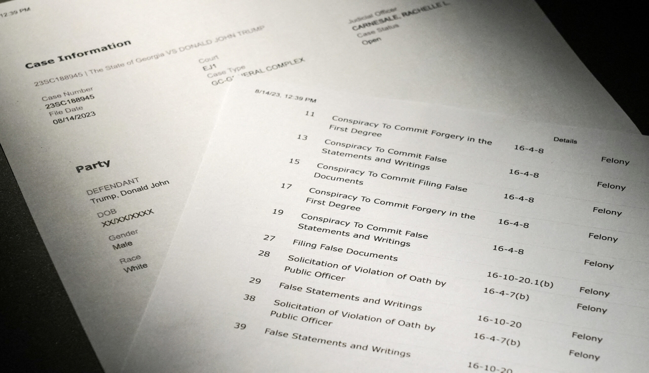 Georgia court acknowledges releasing Trump document on website ...