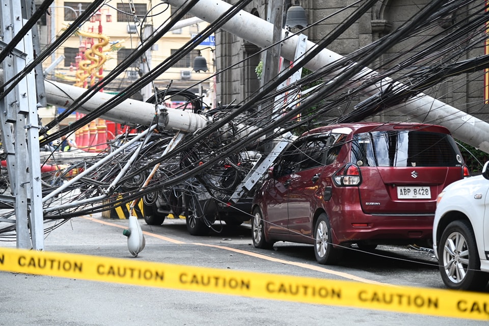 Eyes on heavy cables after Binondo pylons’ collapse | Inquirer News