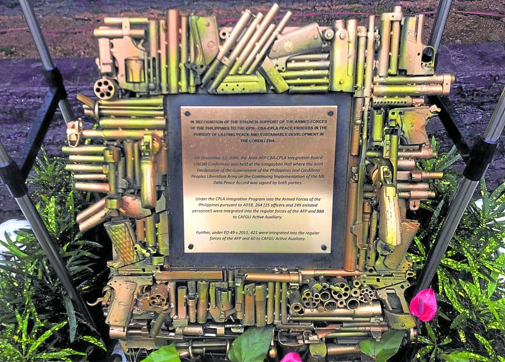 Peace marker honors ‘sipat’ in Cordillera | Inquirer News