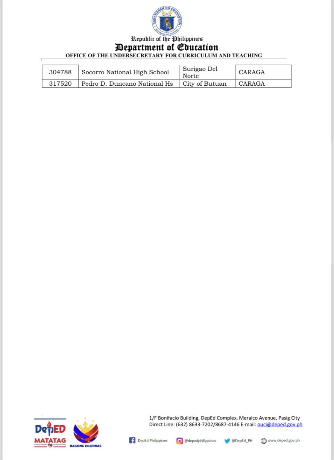 DepEd issues list of schools that will pilot test 'Matatag' curriculum