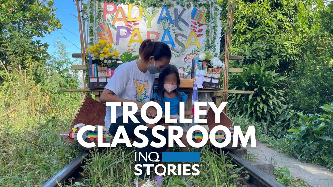 WATCH: Teacher and student-volunteers create trolley classroom ...