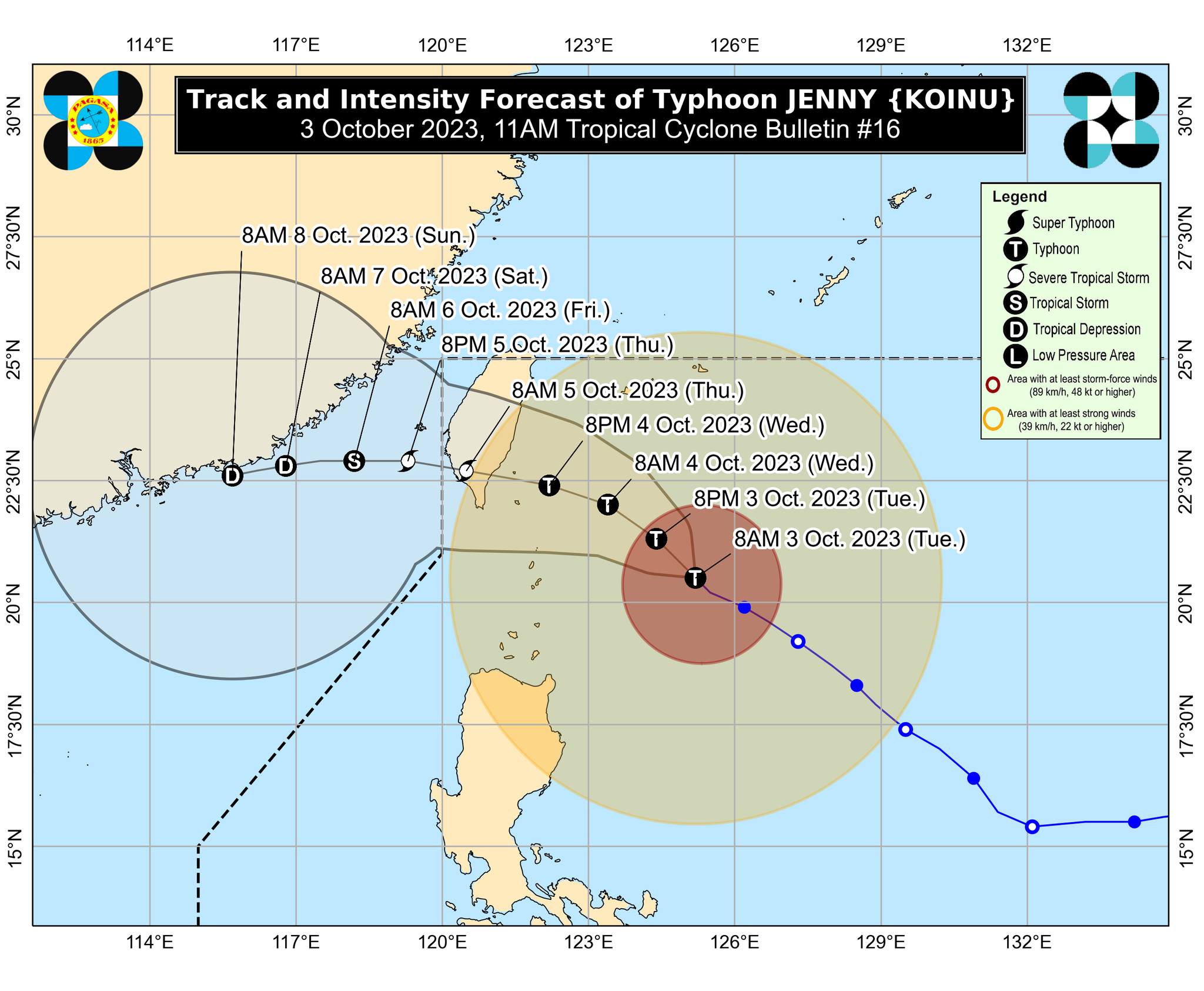 LIVE UPDATES: Typhoon Jenny