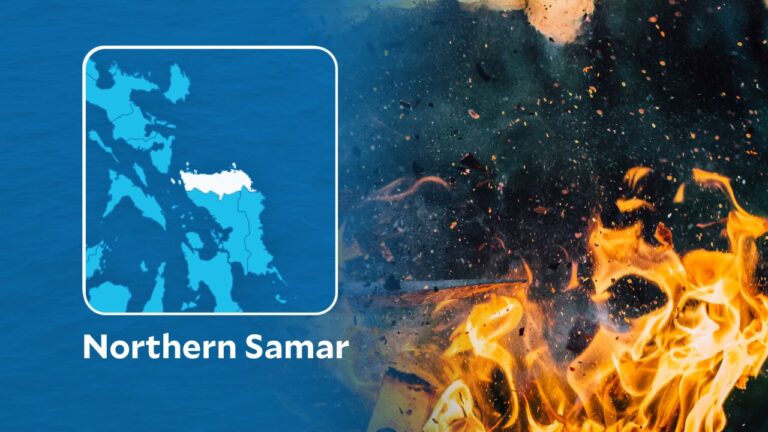 Fire destroys school building in Lavezares town, Samar
