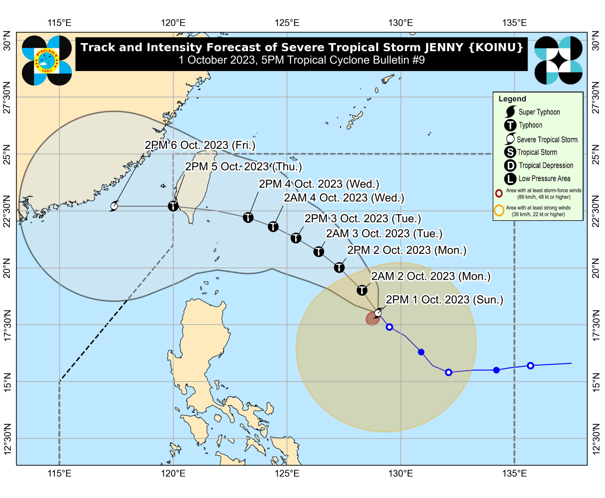 LIVE UPDATES: Typhoon Jenny