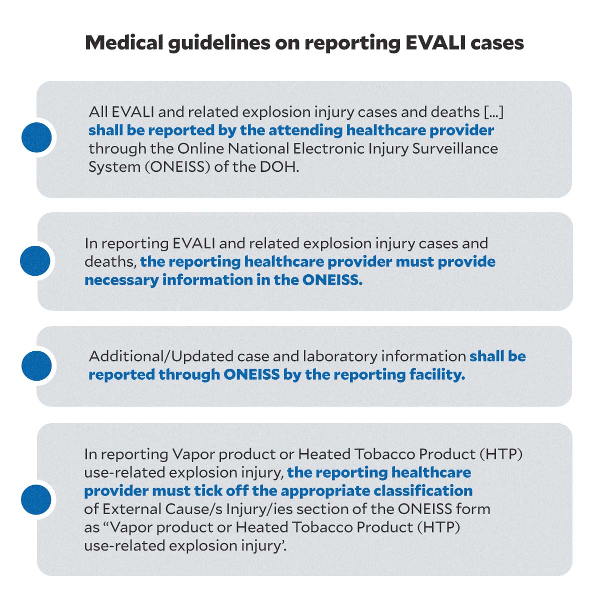 DOH issues guidelines on reporting, managing vape-related injury, death ...