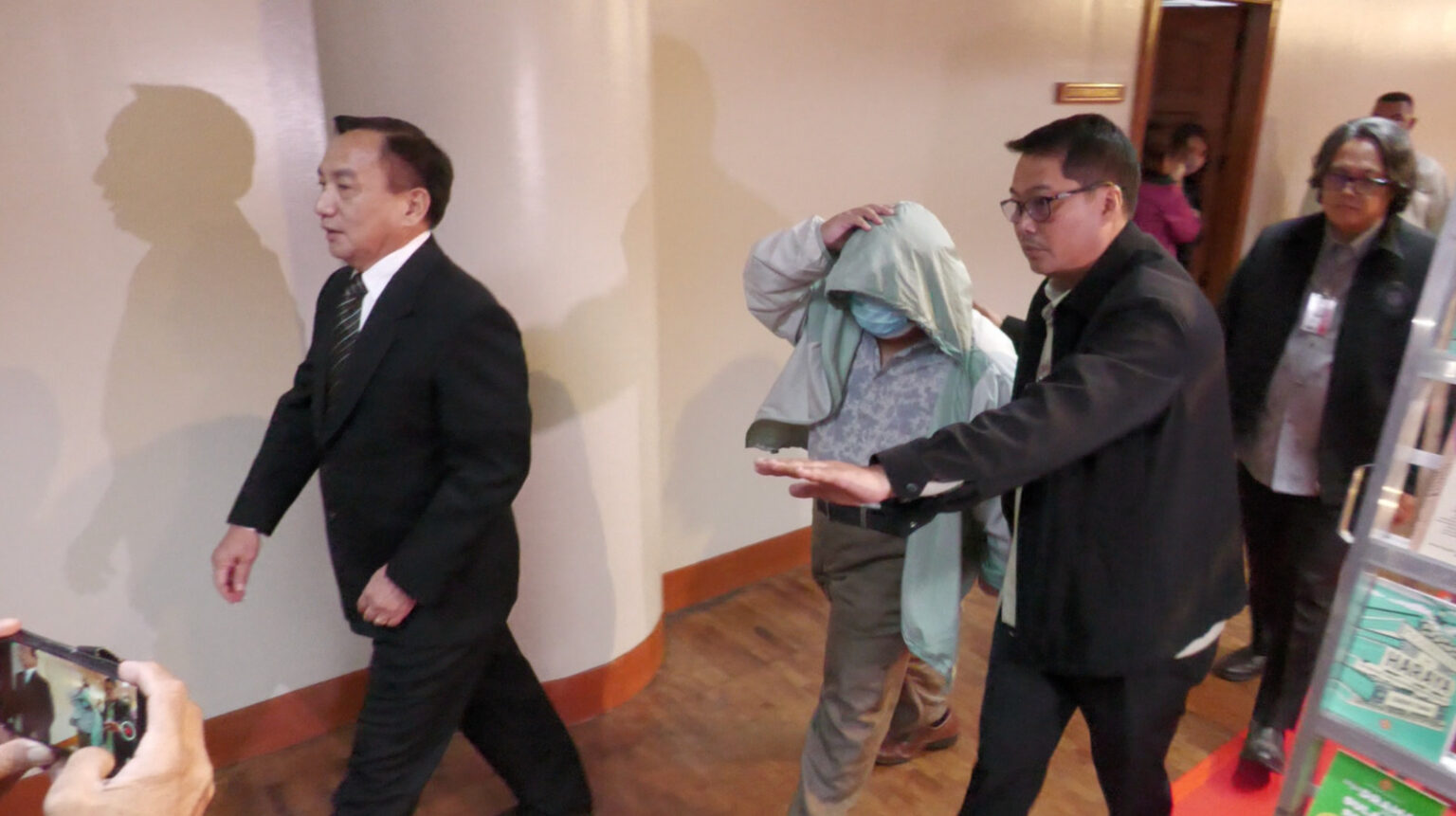 LOOK: NBI arrests SBSI leader, officials at Senate