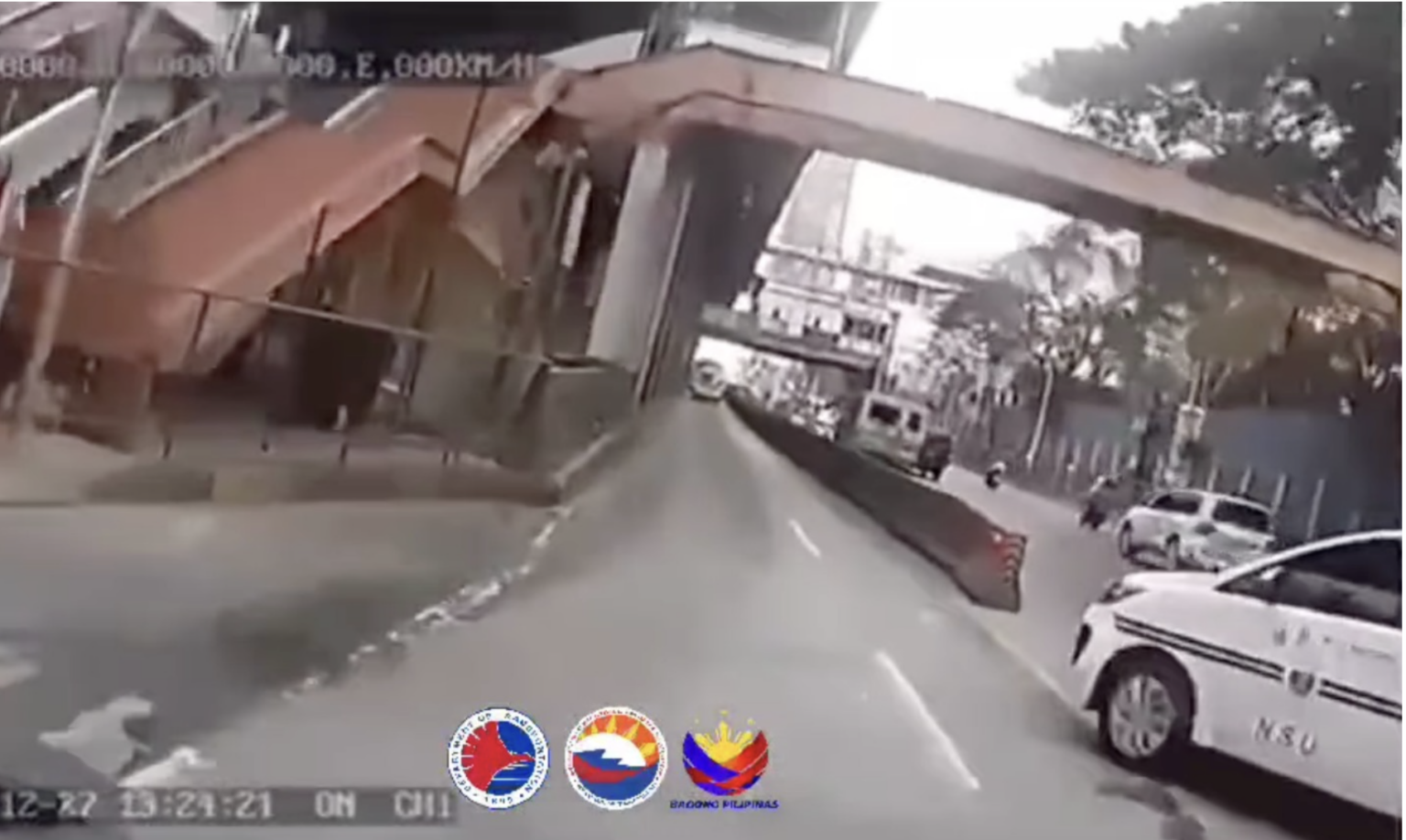 PNP probes Edsa bus lane crash involving police car