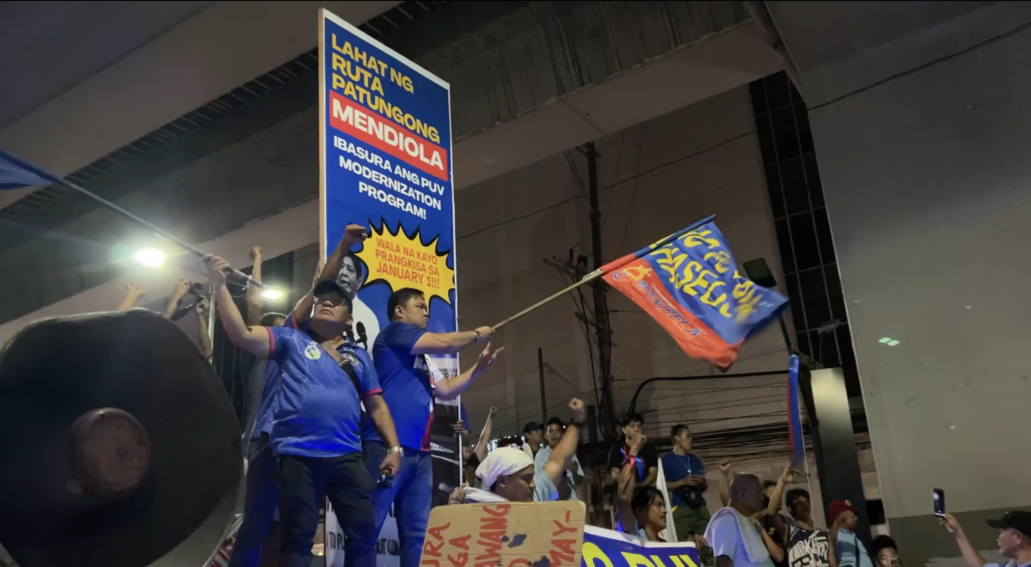 Transport groups hit PUV modernization program anew in Manila rally ...