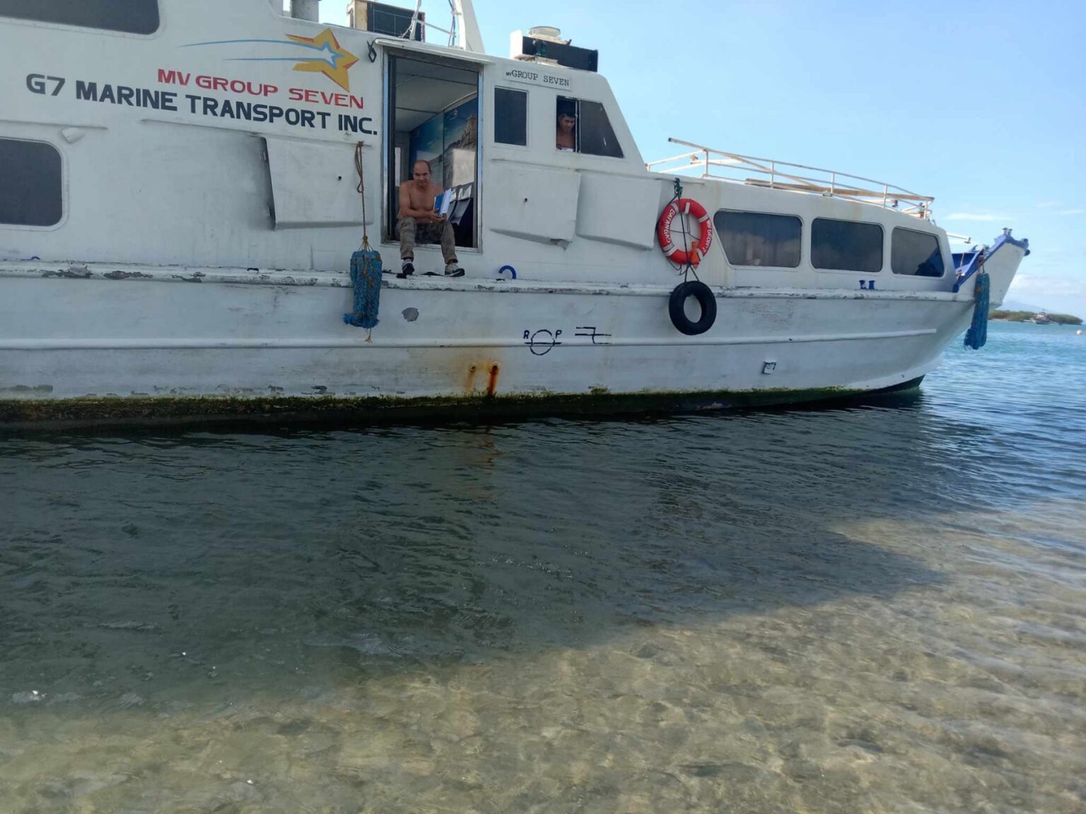 PCG: Crew members of vessel that ran aground off Batangas safe ...